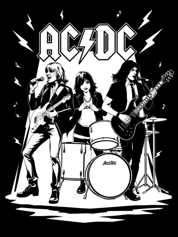 10+ Creative AC/DC Drawing Ideas to Inspire Your Art - bingleymusiclive.com