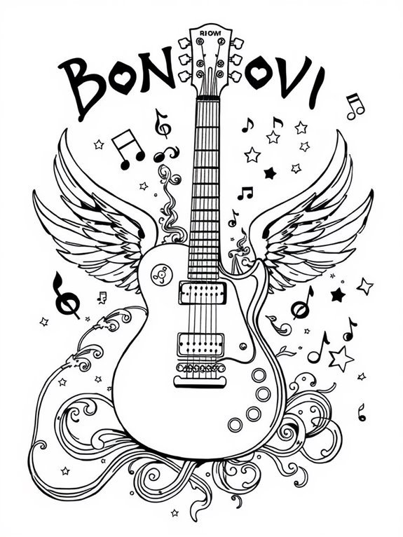 10 Free Bon Jovi Coloring Pages To Print And Enjoy Bingleymusiclive