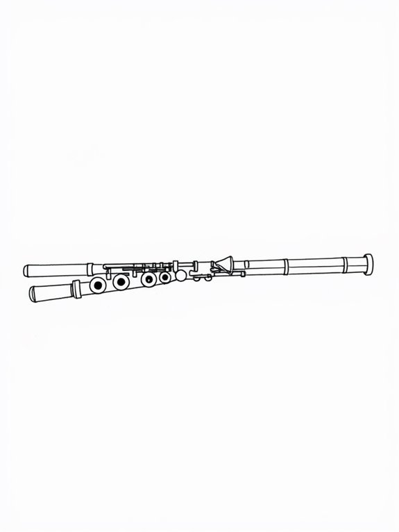 10+ Creative Flute Drawing Ideas to Inspire Your Art - bingleymusiclive.com