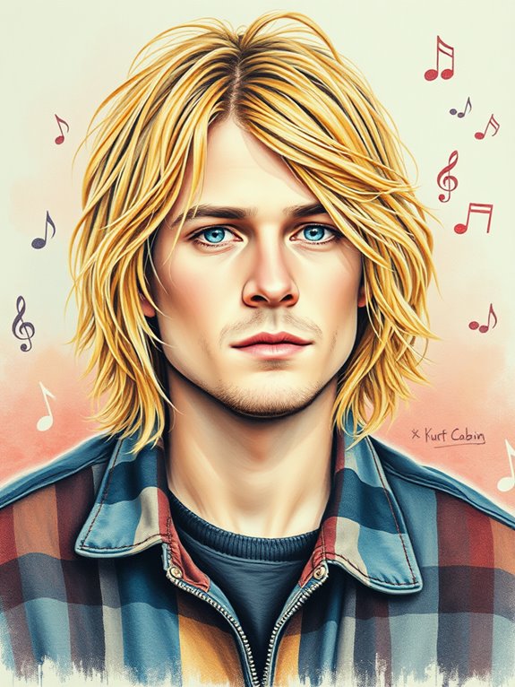 10+ Inspiring Kurt Cobain Drawing Ideas for Artists - bingleymusiclive.com