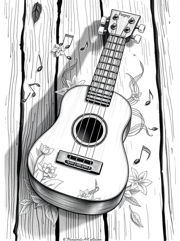 10+ Creative Ukulele Drawing Ideas to Inspire Your Art ...