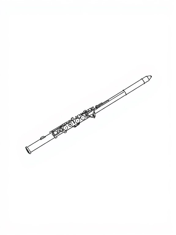 10+ Creative Flute Drawing Ideas to Inspire Your Art - bingleymusiclive.com