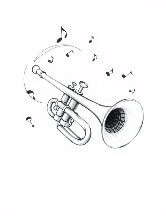 10+ Creative Trumpet Drawing Ideas to Inspire Your Art ...